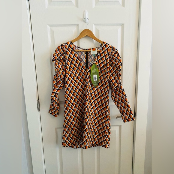 FARM Rio | Dresses | Nwt Farm Rio Graphic Cashew Mini Dress In Multi ...